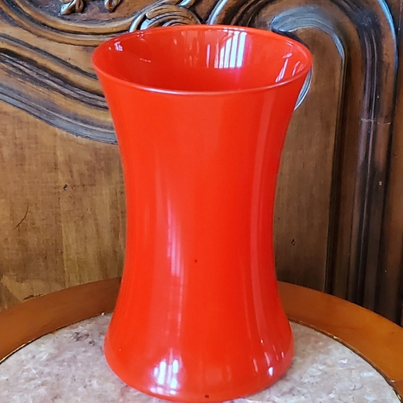 Accents | 8 Red Cylinder Vase | Poshmark